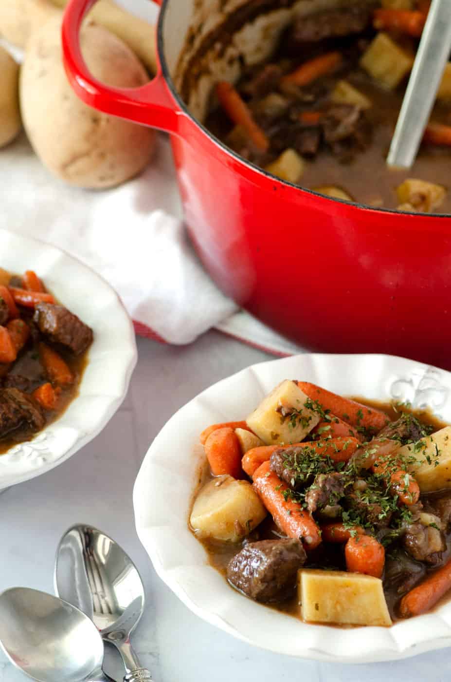 Paleo Beef Stew - an easy winter meal! | Rooted in Nature