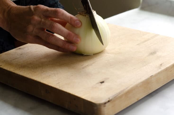 How to Cut an Onion the Easy Way | Rooted in Nature